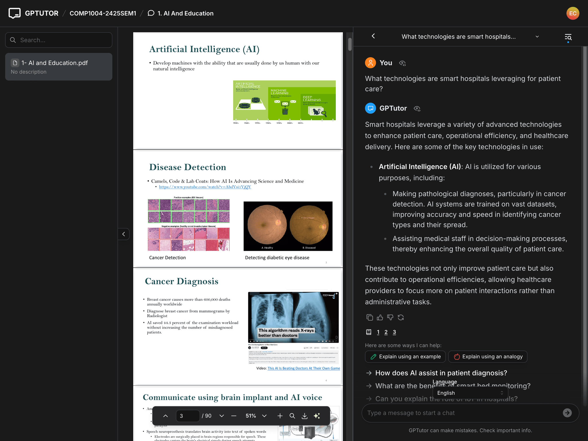GPTUTOR - AI-powered learning platform for students